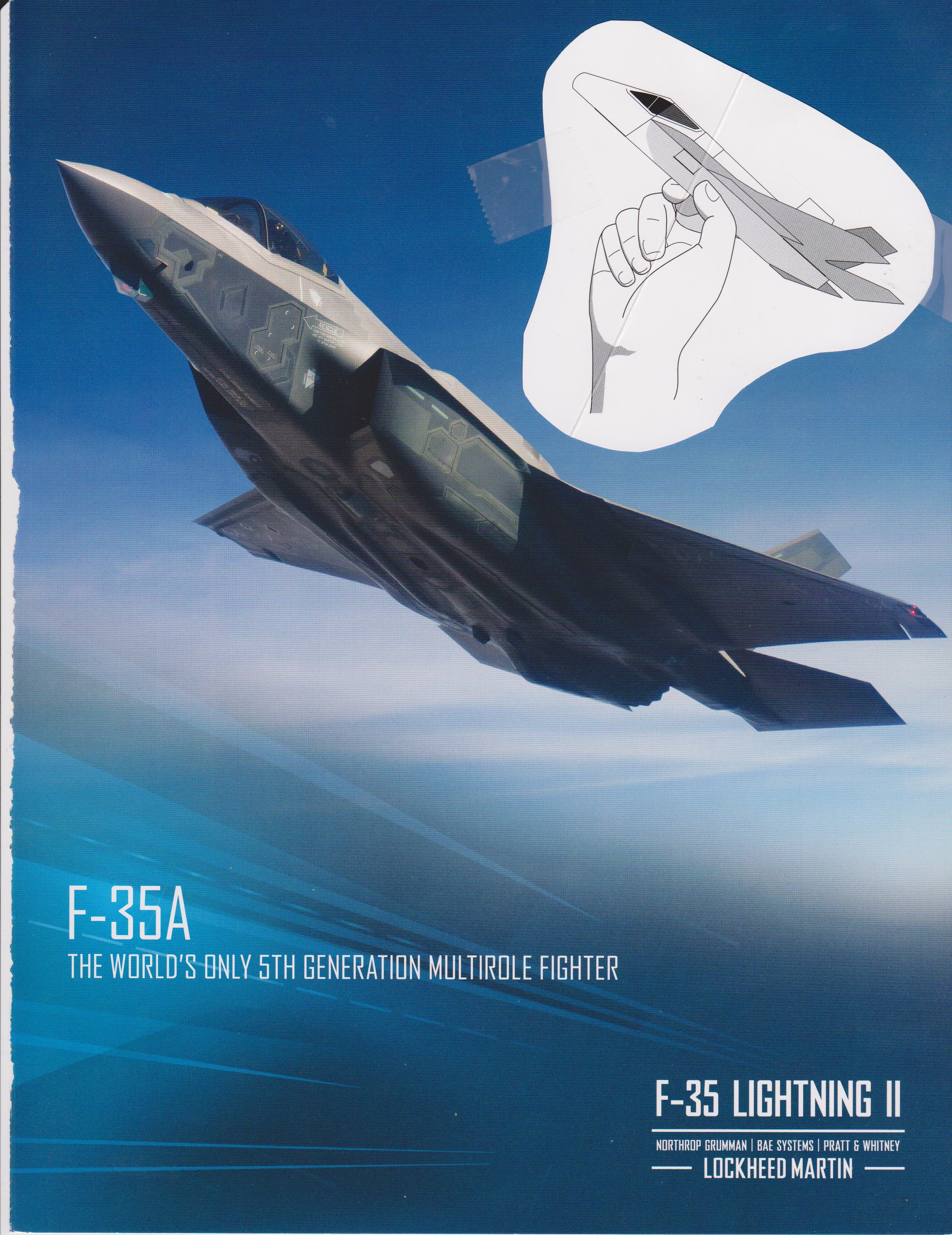 Rapport 2 fra udstillingen af attrappen (en papmodel) af F-35 LIGHTNING ...